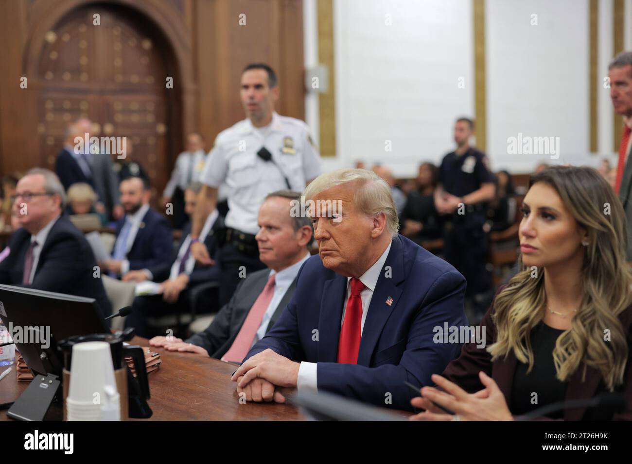 New York, United States. 17th Oct, 2023. Judge Arthur F. Engoron ...