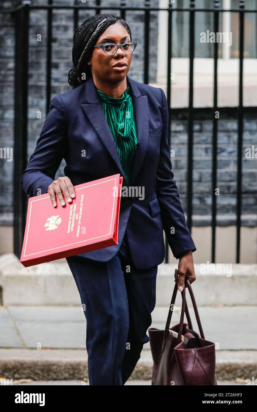 London, UK. 17th Oct, 2023. Kemi Badenoch, MP, Secretary of State for ...