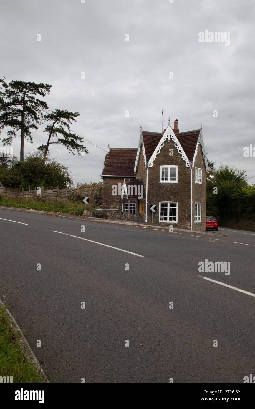 Old Toll House, Bruton, Somerset, England Stock Photo - Alamy