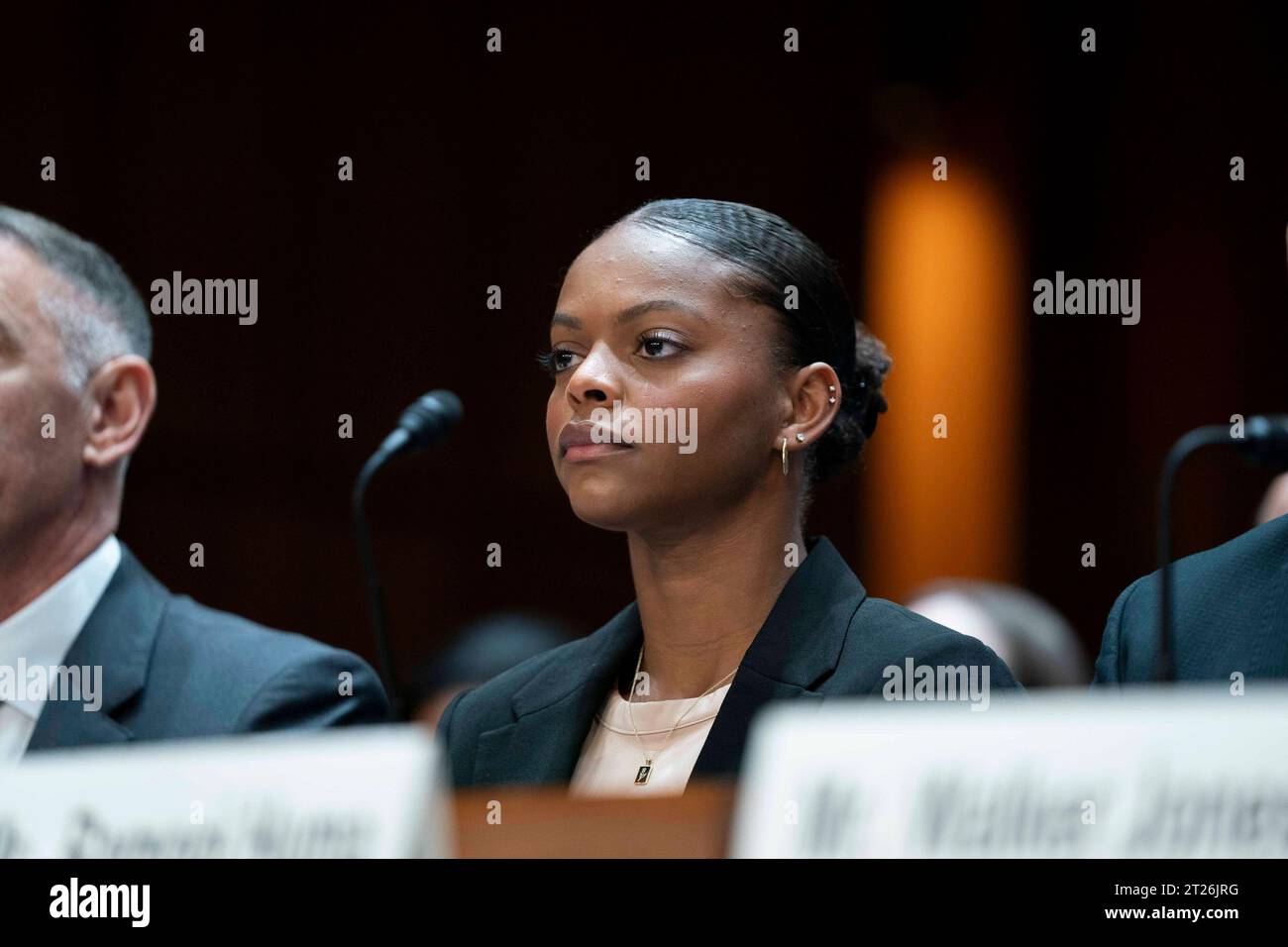 Washington, United States. 17th Oct, 2023. Trinity Thomas, a gymnast at ...