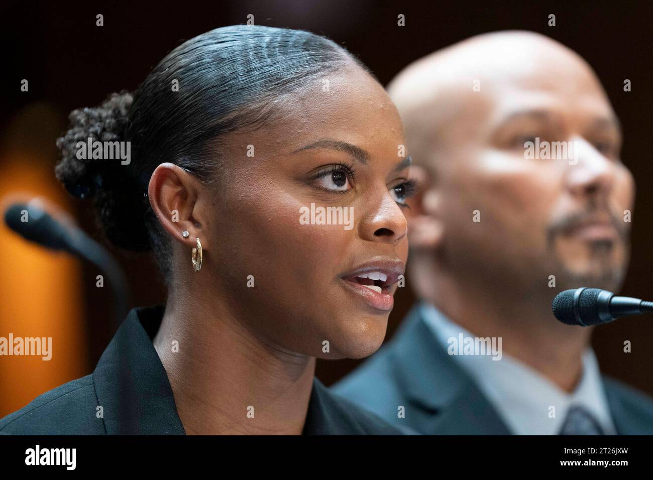 Washington, United States. 17th Oct, 2023. Trinity Thomas, a gymnast at ...