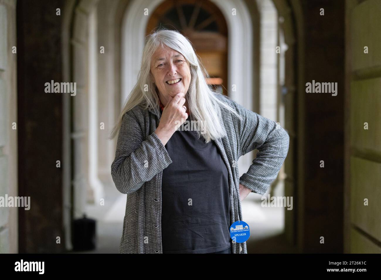 Mary Beard, English scholar of Ancient Rome, photographed at Cliveden ...
