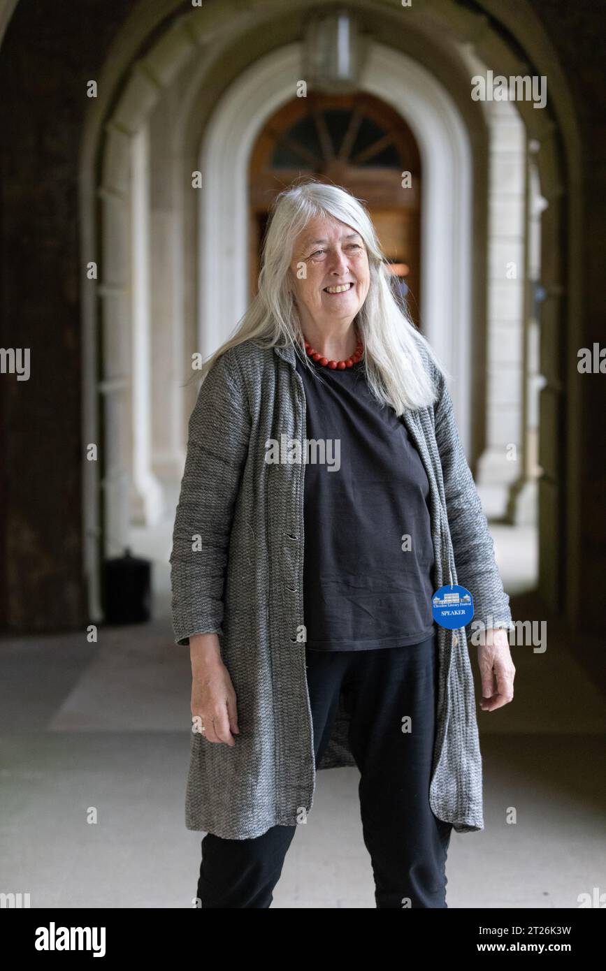 Mary Beard, English scholar of Ancient Rome, photographed at Cliveden ...