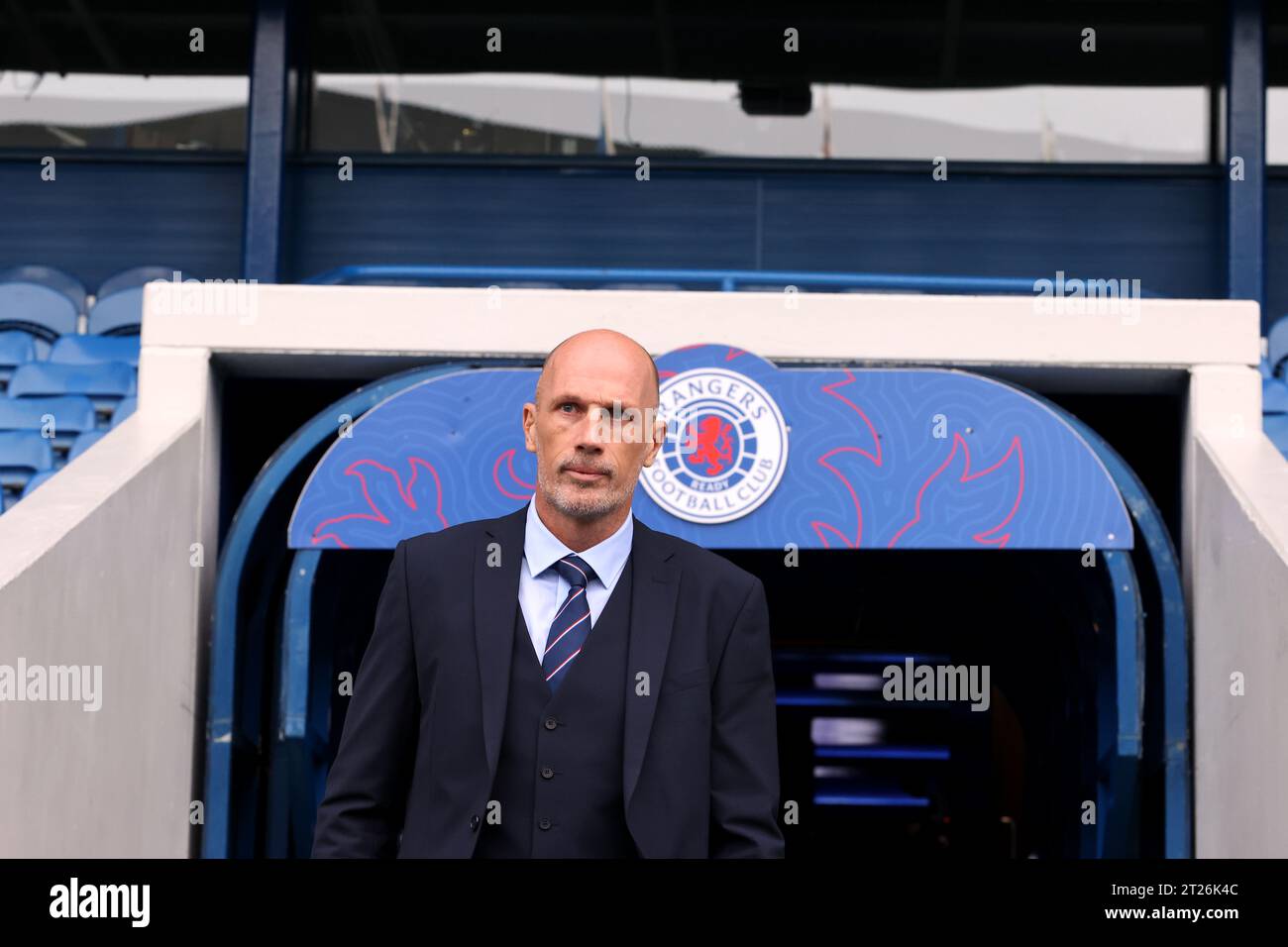New Rangers manager Philippe Clement after a press conference at Ibrox ...