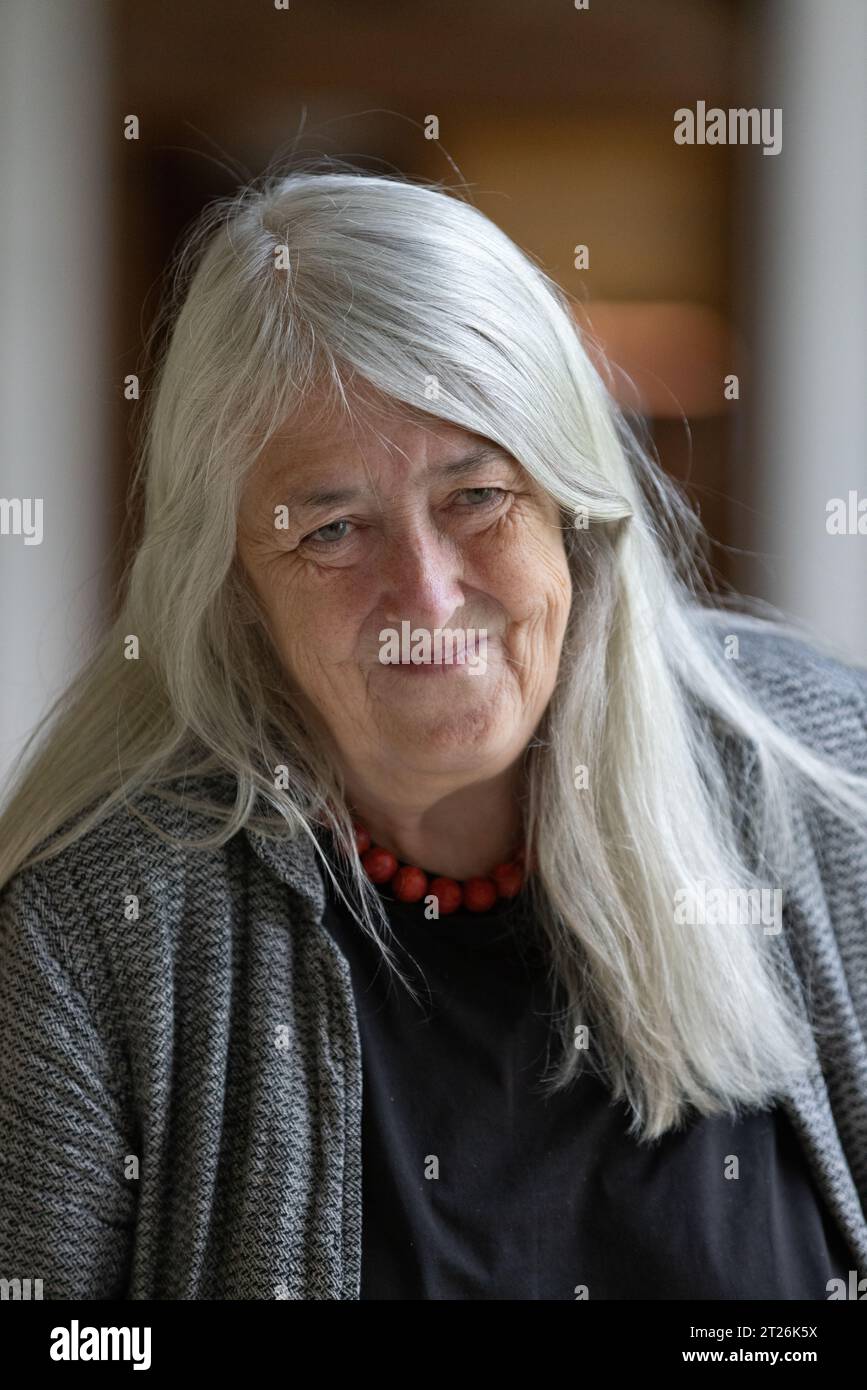 Mary Beard, English scholar of Ancient Rome, photographed at Cliveden ...