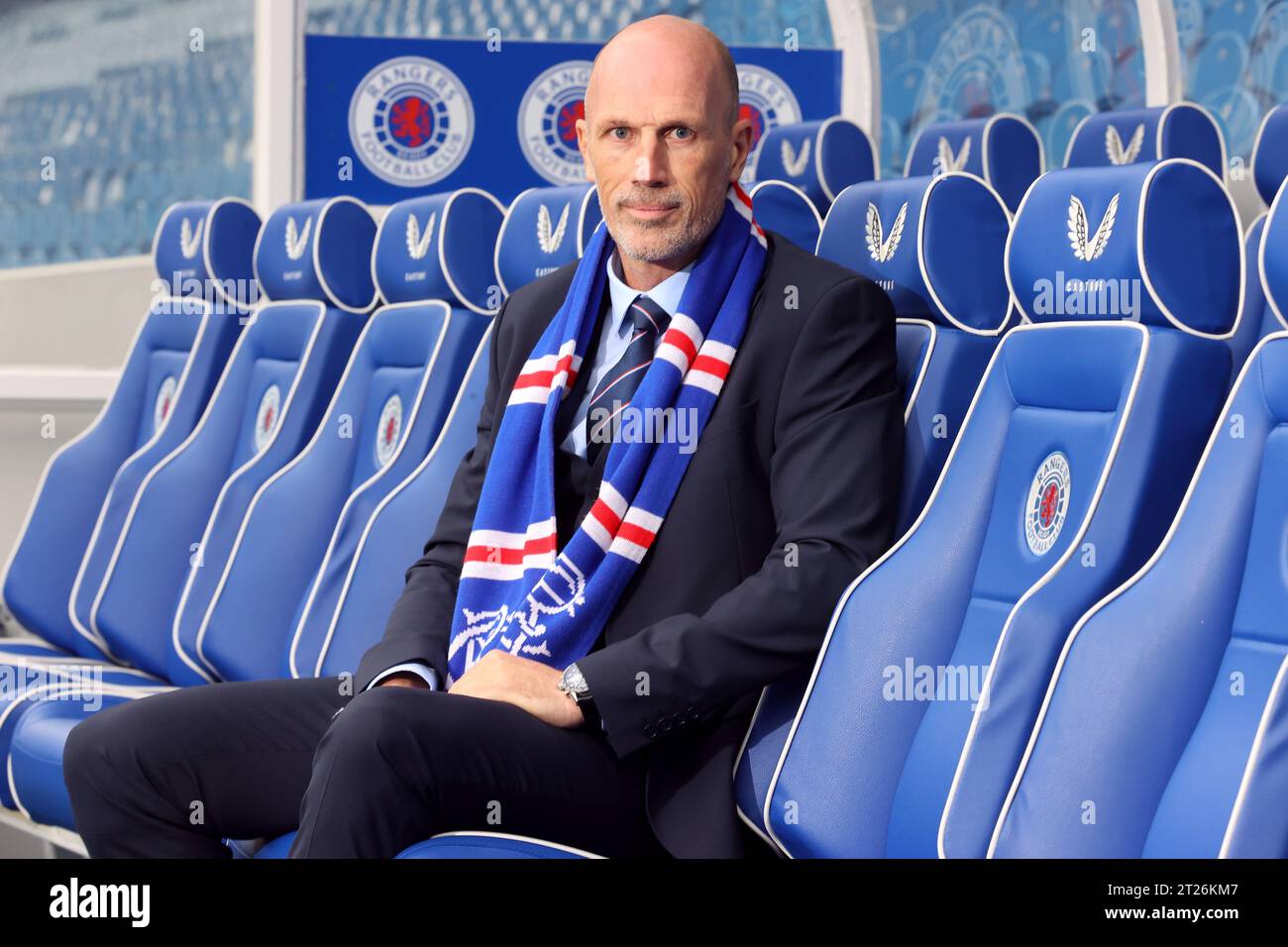 New Rangers manager Philippe Clement after a press conference at Ibrox ...