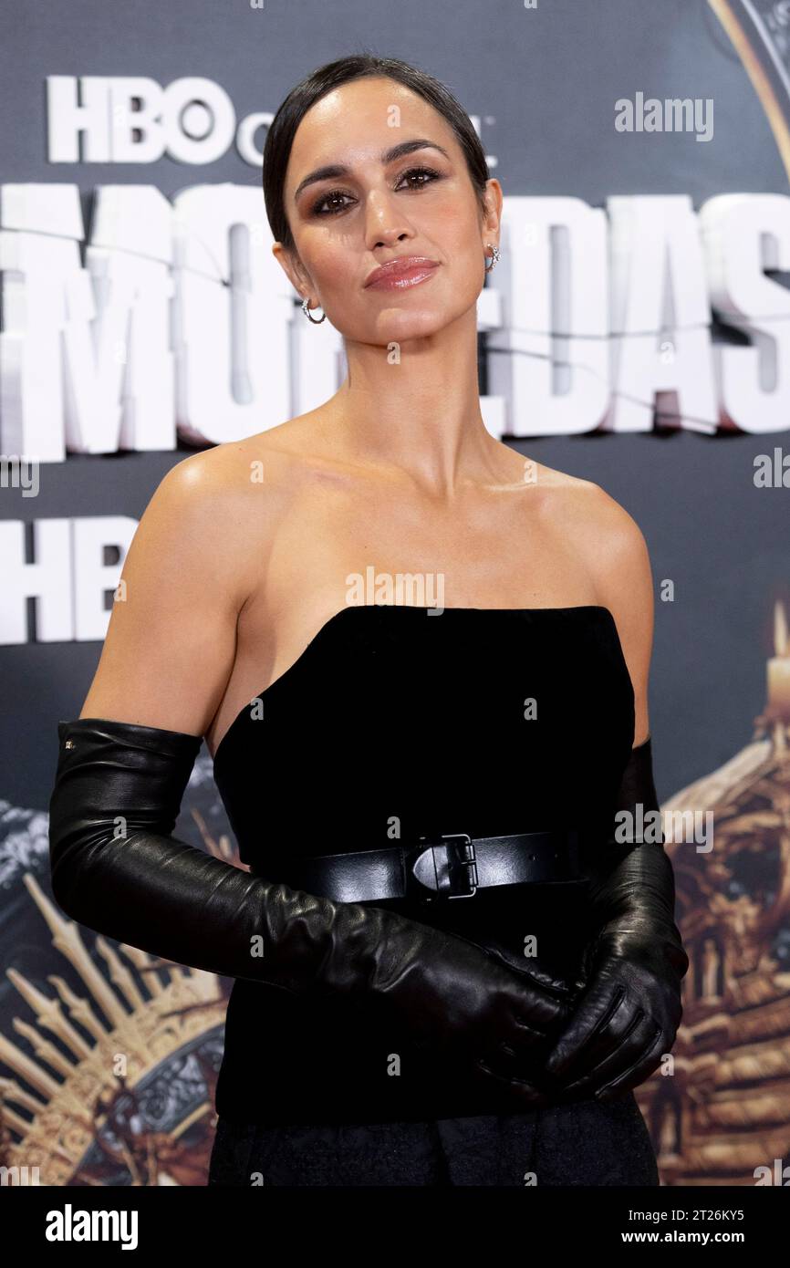 Madrid, Spain. 16th Oct, 2023. Megan Montaner attends the 30 Monedas ...