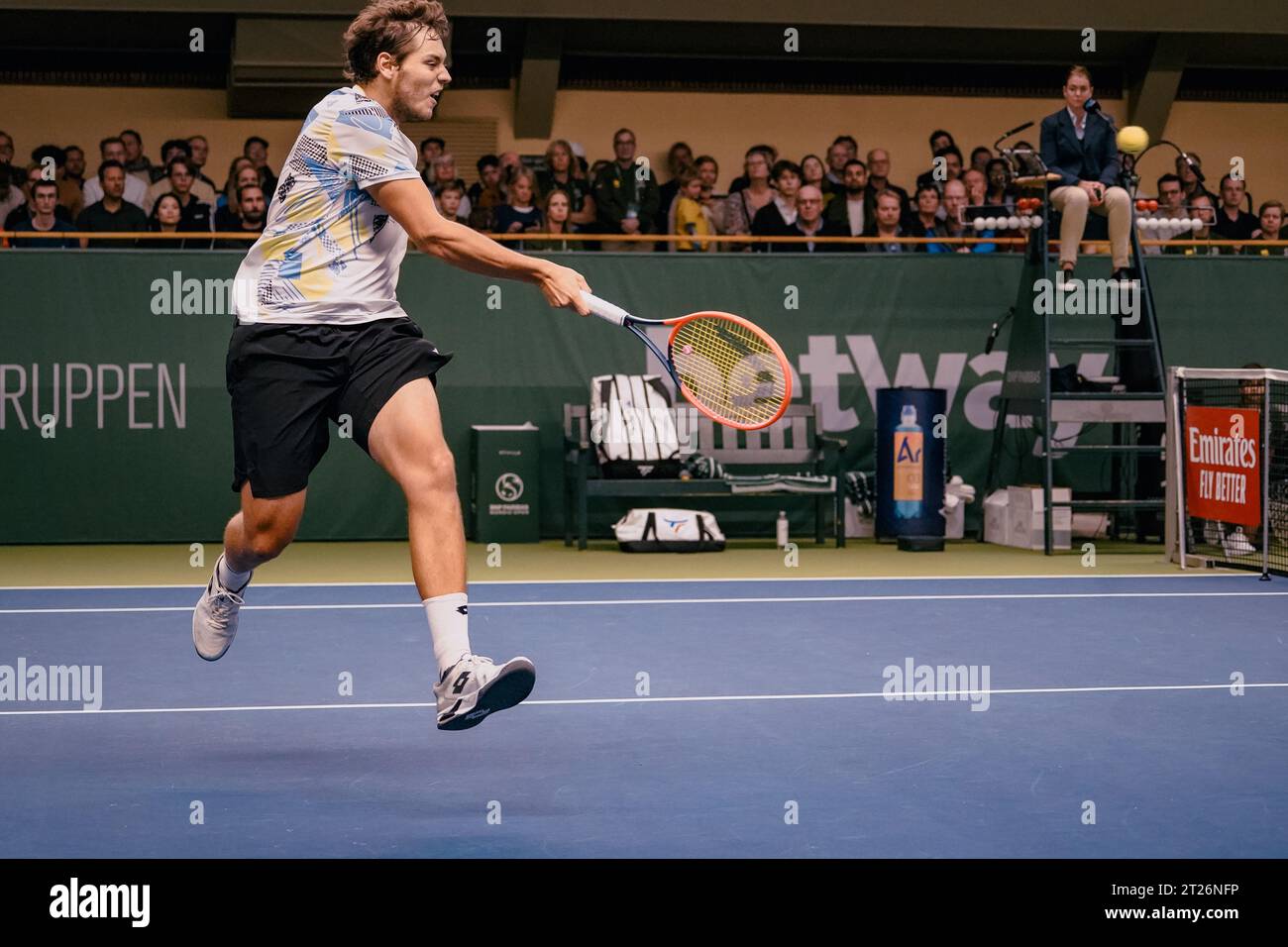 Stockholm, Kungliga tennishallen, Pavel Kotov against Christopher ...