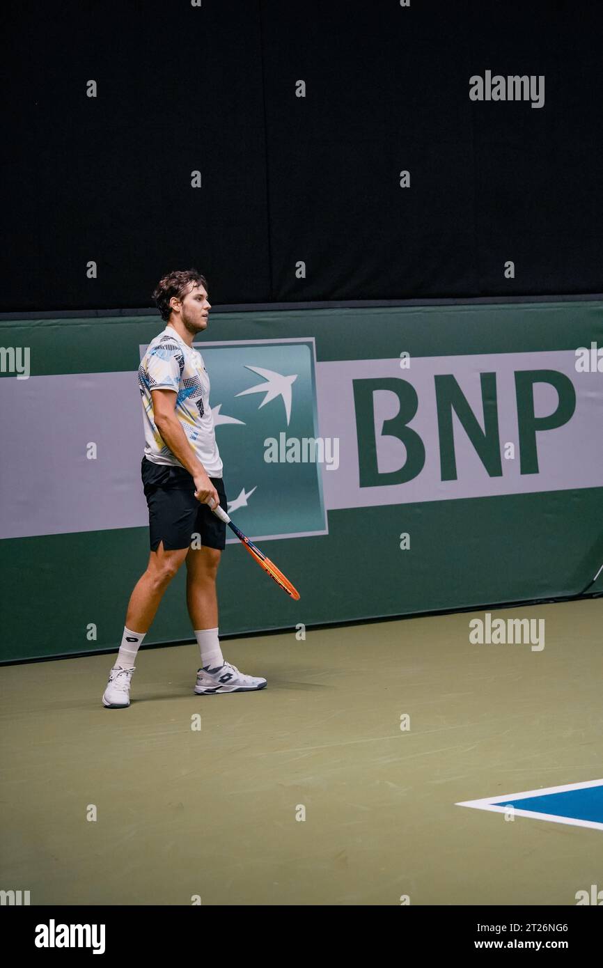 Stockholm, Kungliga tennishallen, Pavel Kotov against Christopher ...