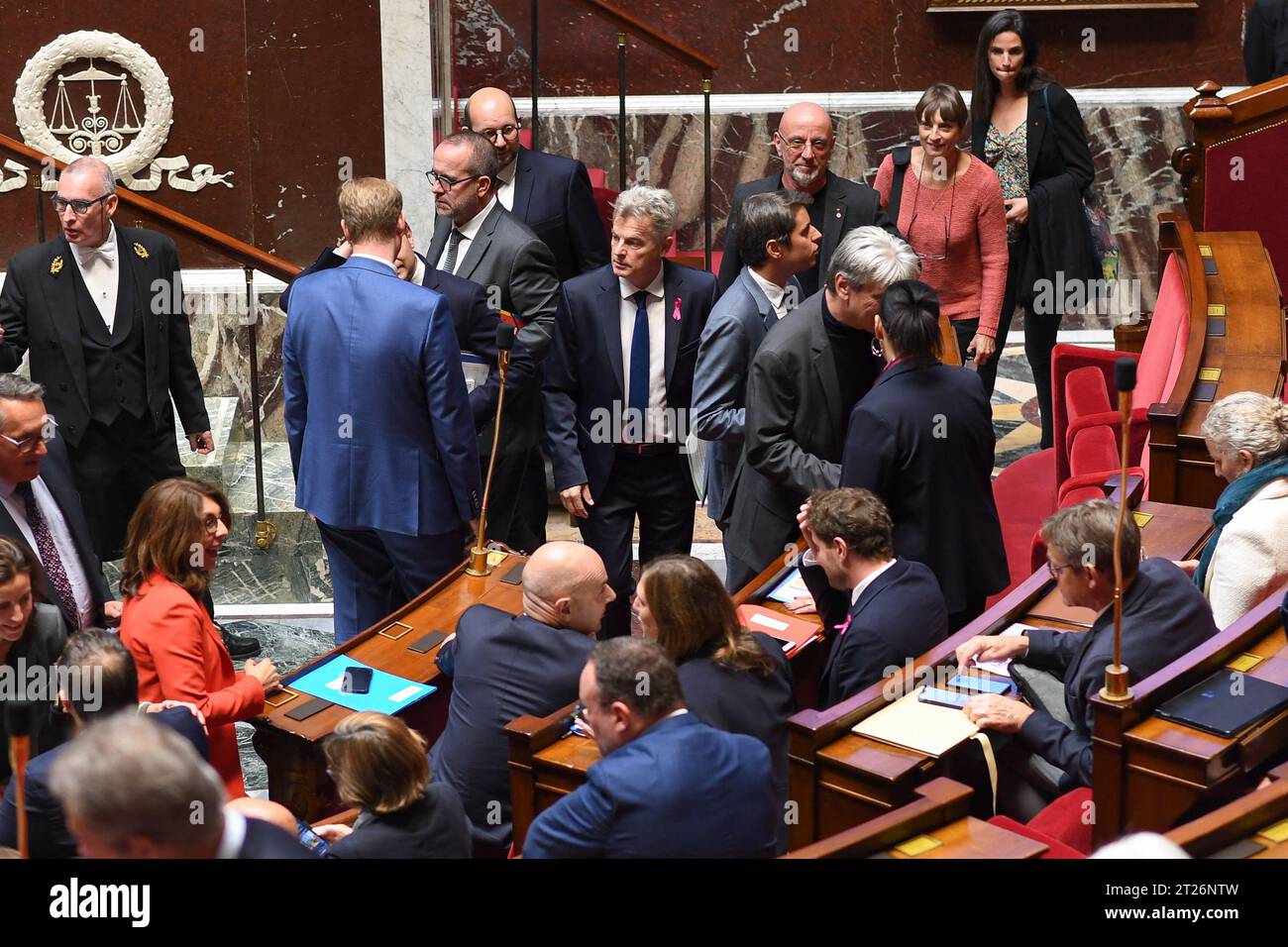 Paris, France. 17th Oct, 2023. French MP and French Communist Party ...