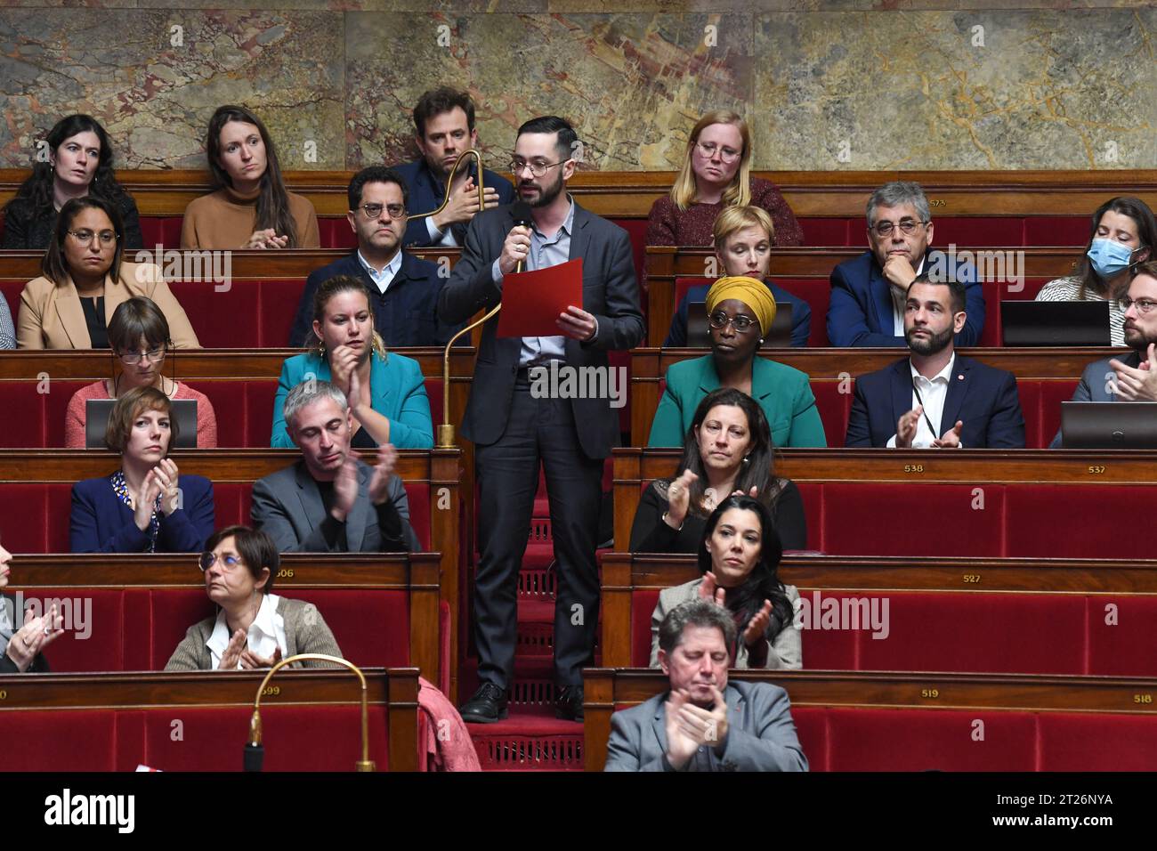 Paris, France. 17th Oct, 2023. French MP and member of the La France ...