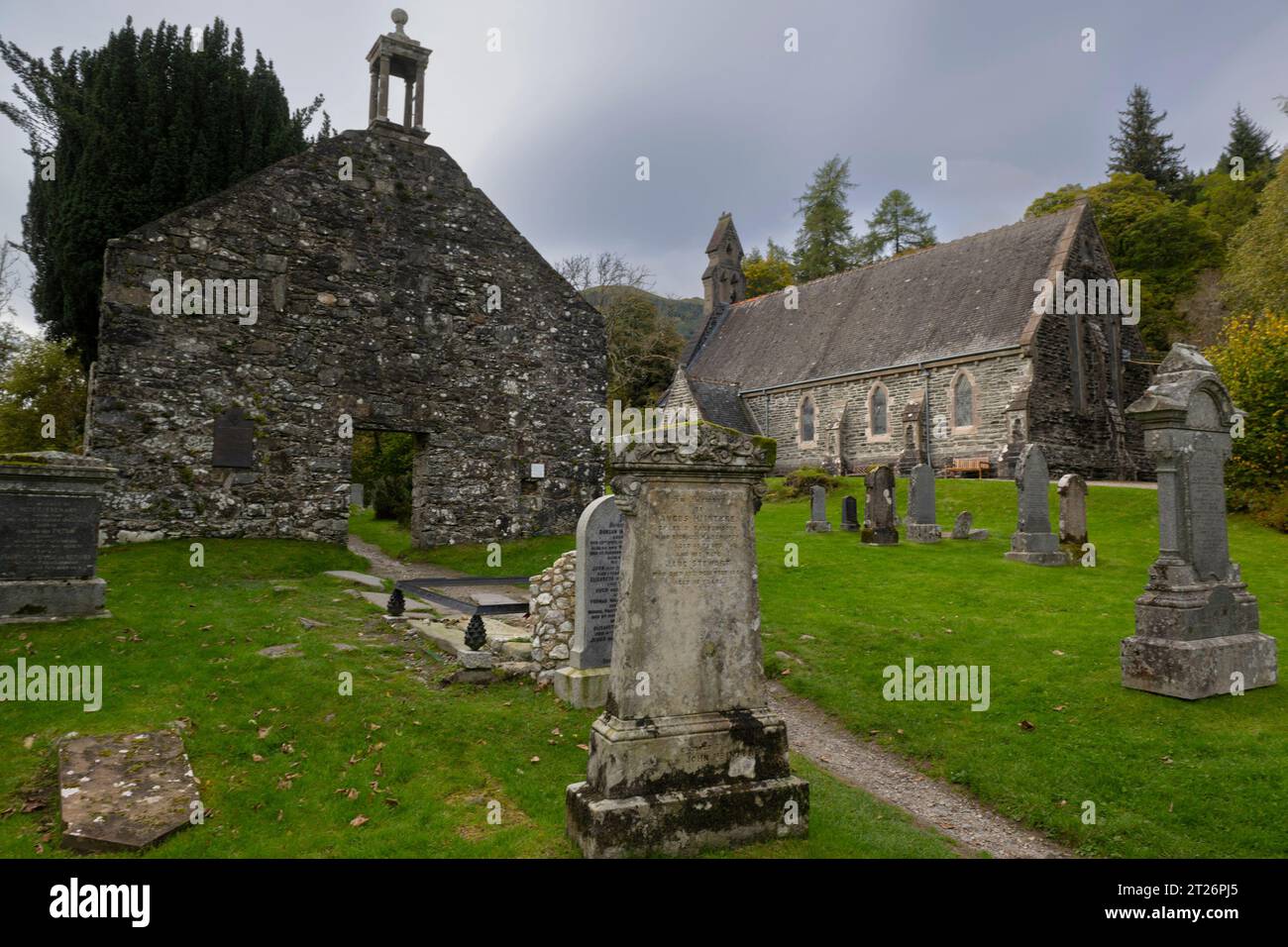 Balquhidder Parish Church at the western extremity of what used to be ...