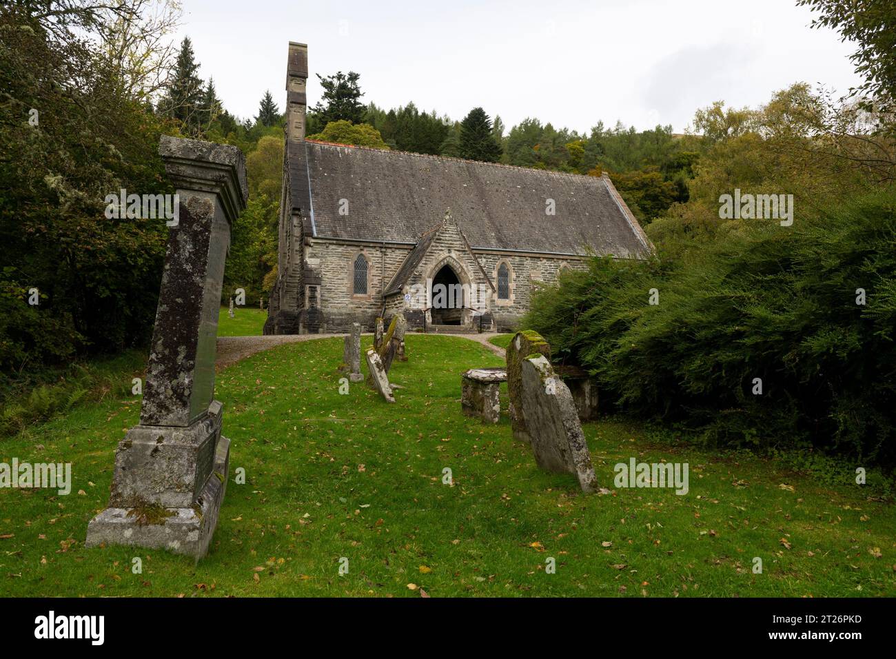 Balquhidder Parish Church at the western extremity of what used to be ...