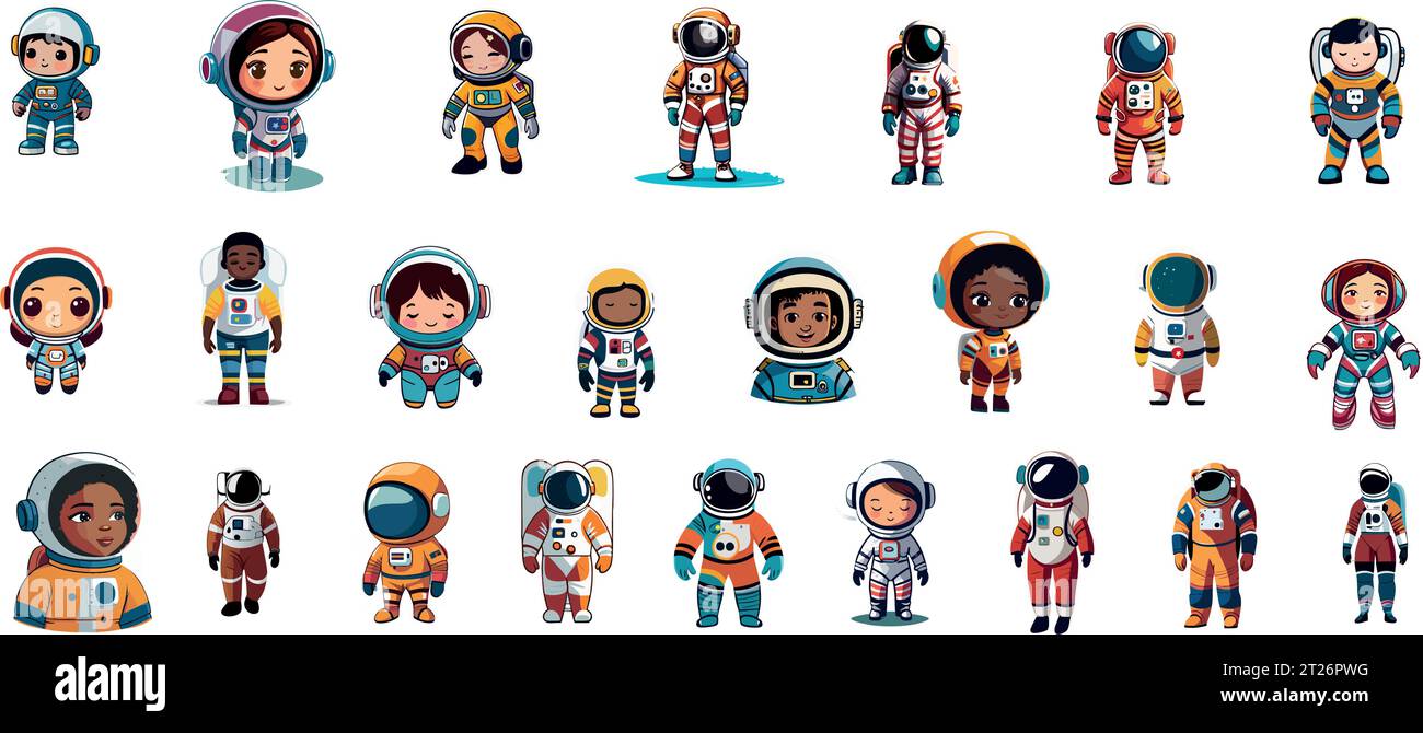 astronaut character design illustration Stock Vector Image & Art - Alamy