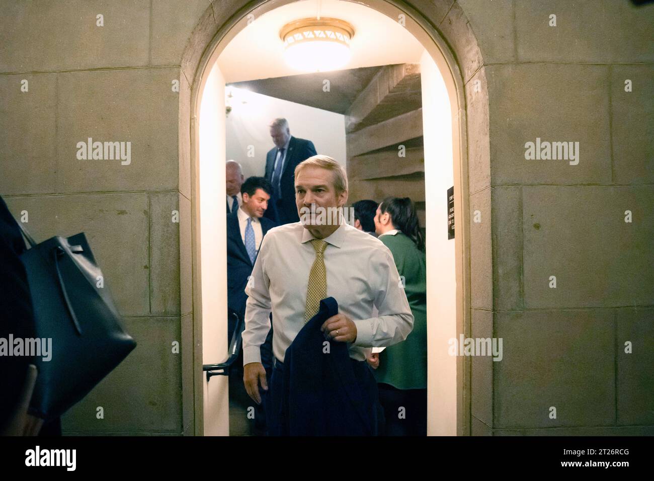 Rep. Jim Jordan, R-Ohio, walks through the Capitol as Republicans ...