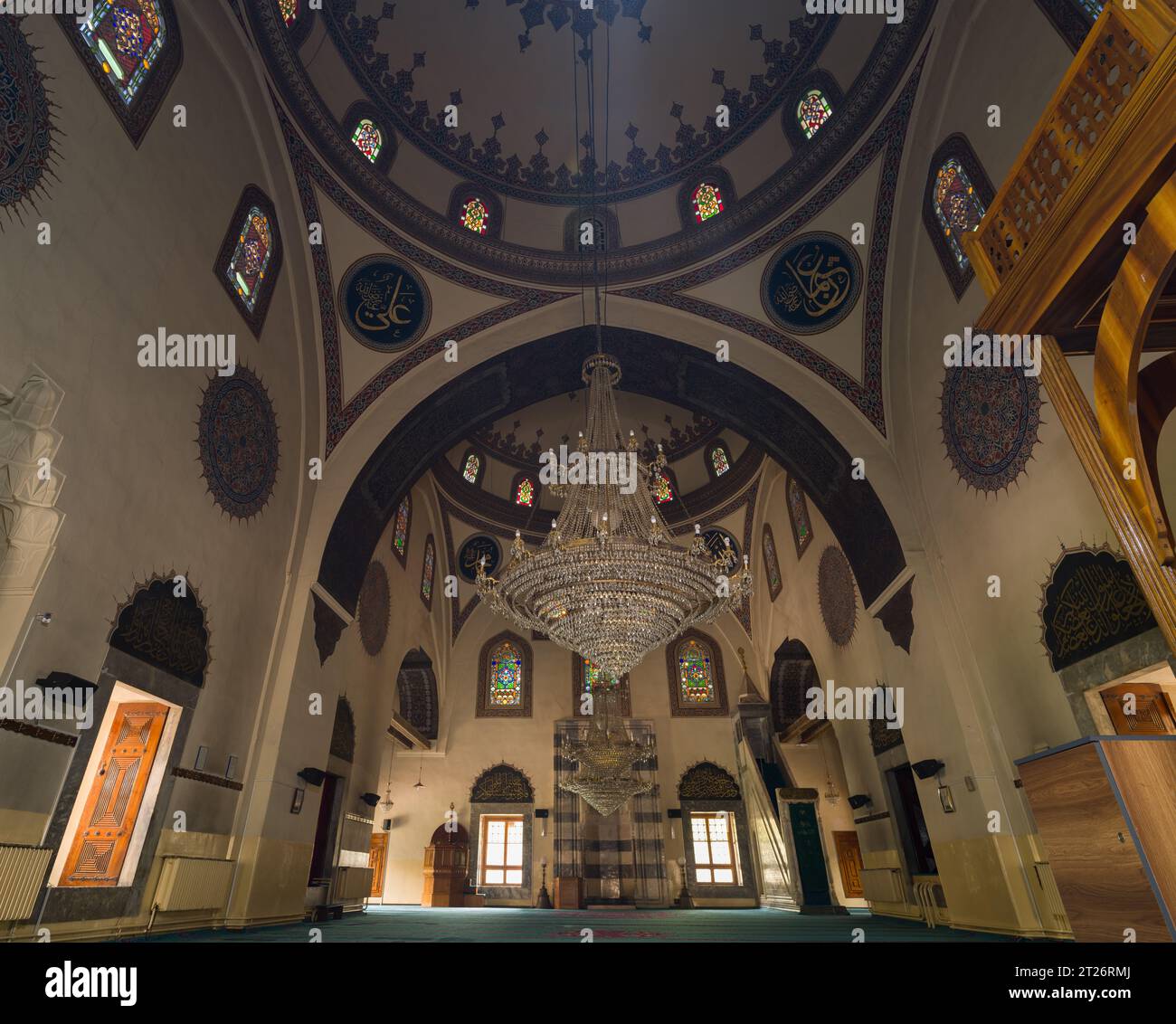 Historic Afyonkarahisar streets, Karahisar castle, Historic Afyon ...