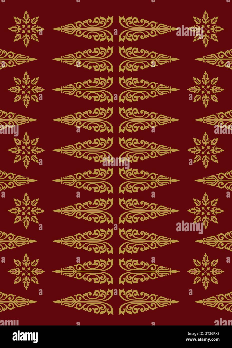 Traditional Classic Malay handwoven green Songket like batik from Indonesia or ethnic pattern ...