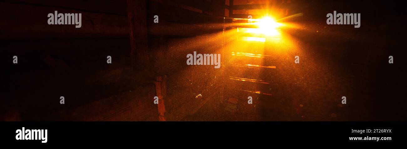 Glimpse of Sunshine: Dust Particles Adrift in the Illuminated Air Stock ...