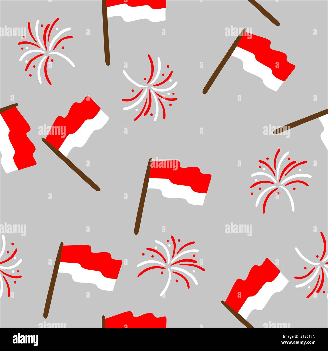 Happy indonesia Independence Day, 17 august 1945 design with flag ribbon. indonesian flag ...