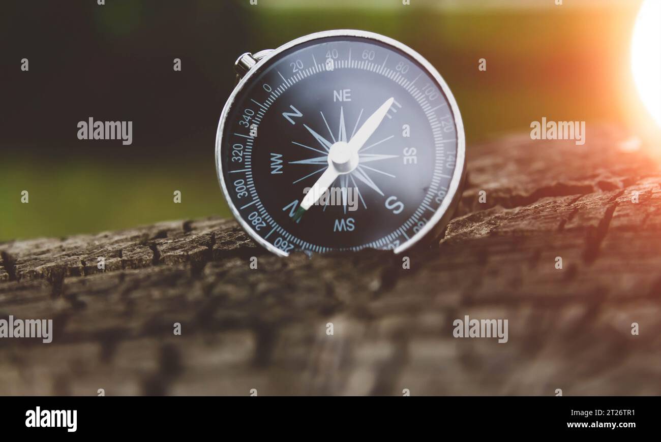 Travel and navigation. Determination of cardinal points by compass ...