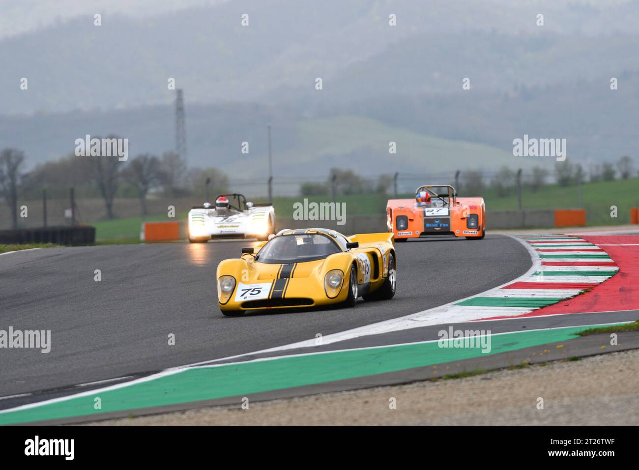 1970s yellow race racing car hi-res stock photography and images - Alamy