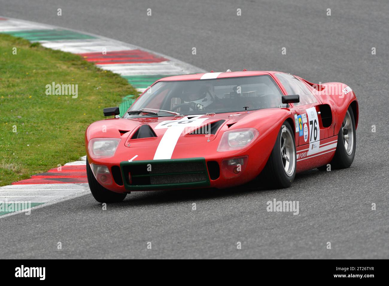 Scarperia, 2 April 2023: Ford GT40 of year 1966 in action during ...