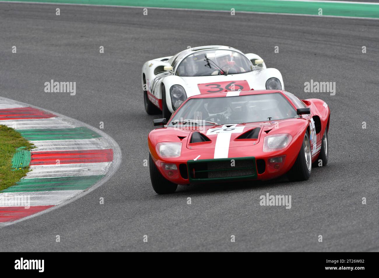 Scarperia, 2 April 2023: Ford GT40 of year 1966 in action during ...
