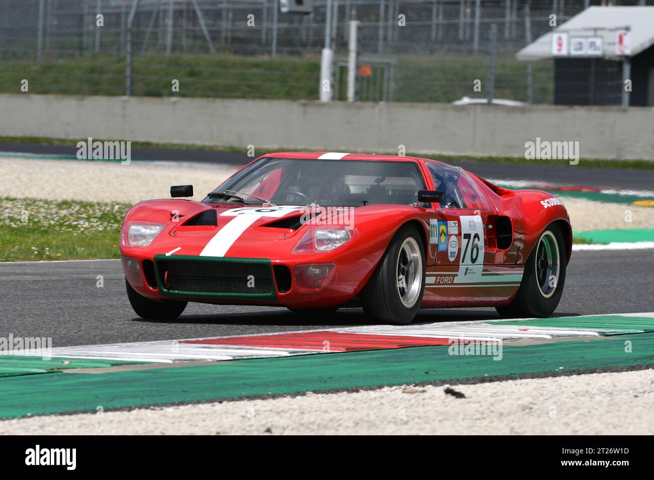Scarperia, 2 April 2023: Ford GT40 of year 1966 in action during ...