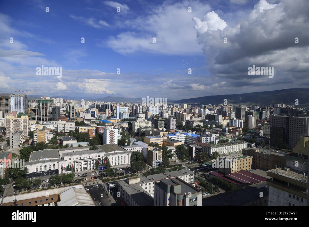 Ulaanbaatar road top view hi-res stock photography and images - Alamy