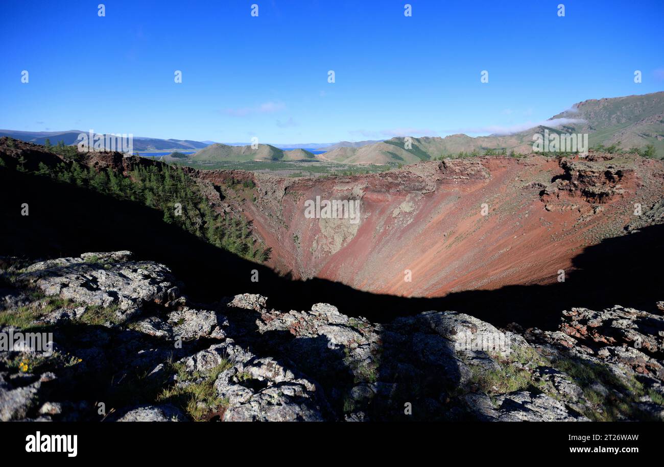 Khorgo volcano hi-res stock photography and images - Alamy