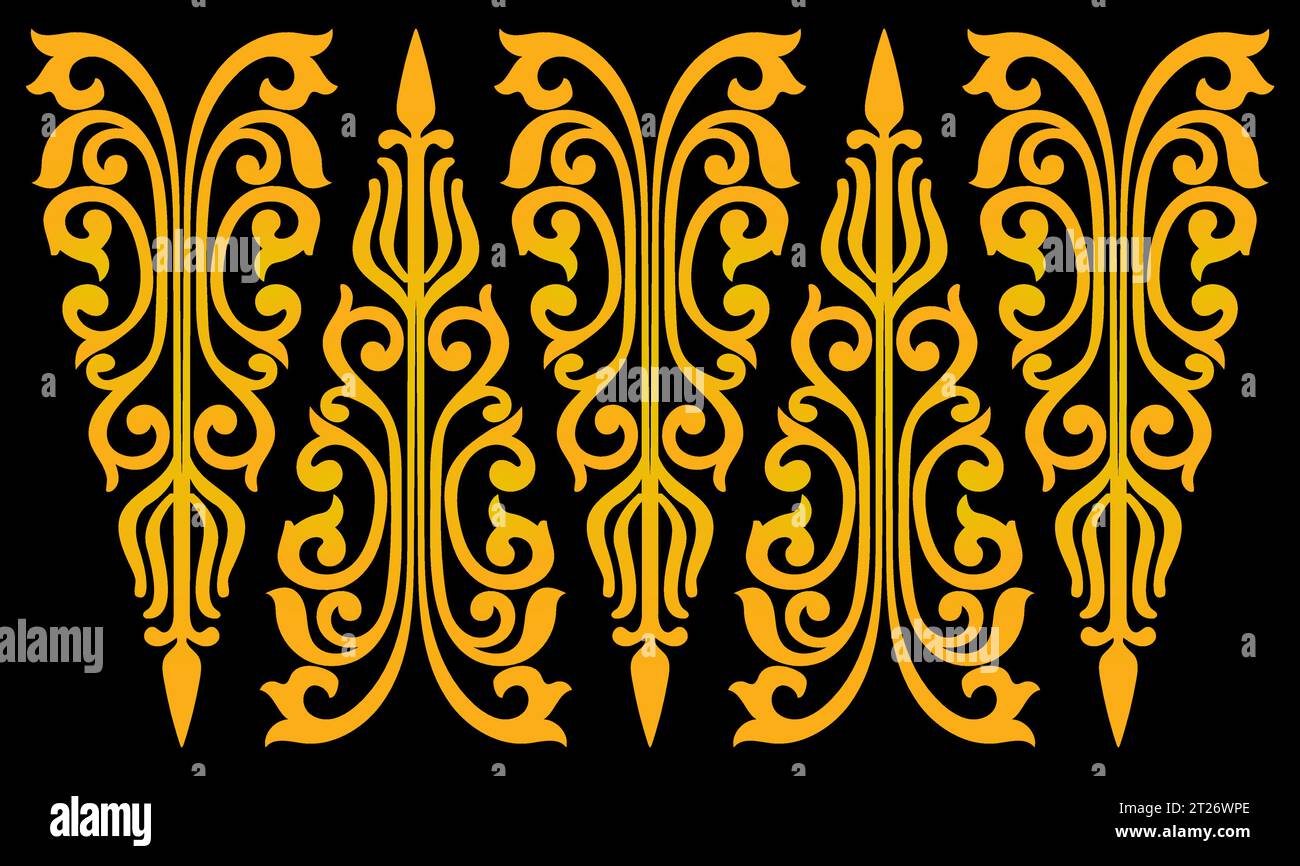 Traditional Classic Malay handwoven green Songket like batik from ...