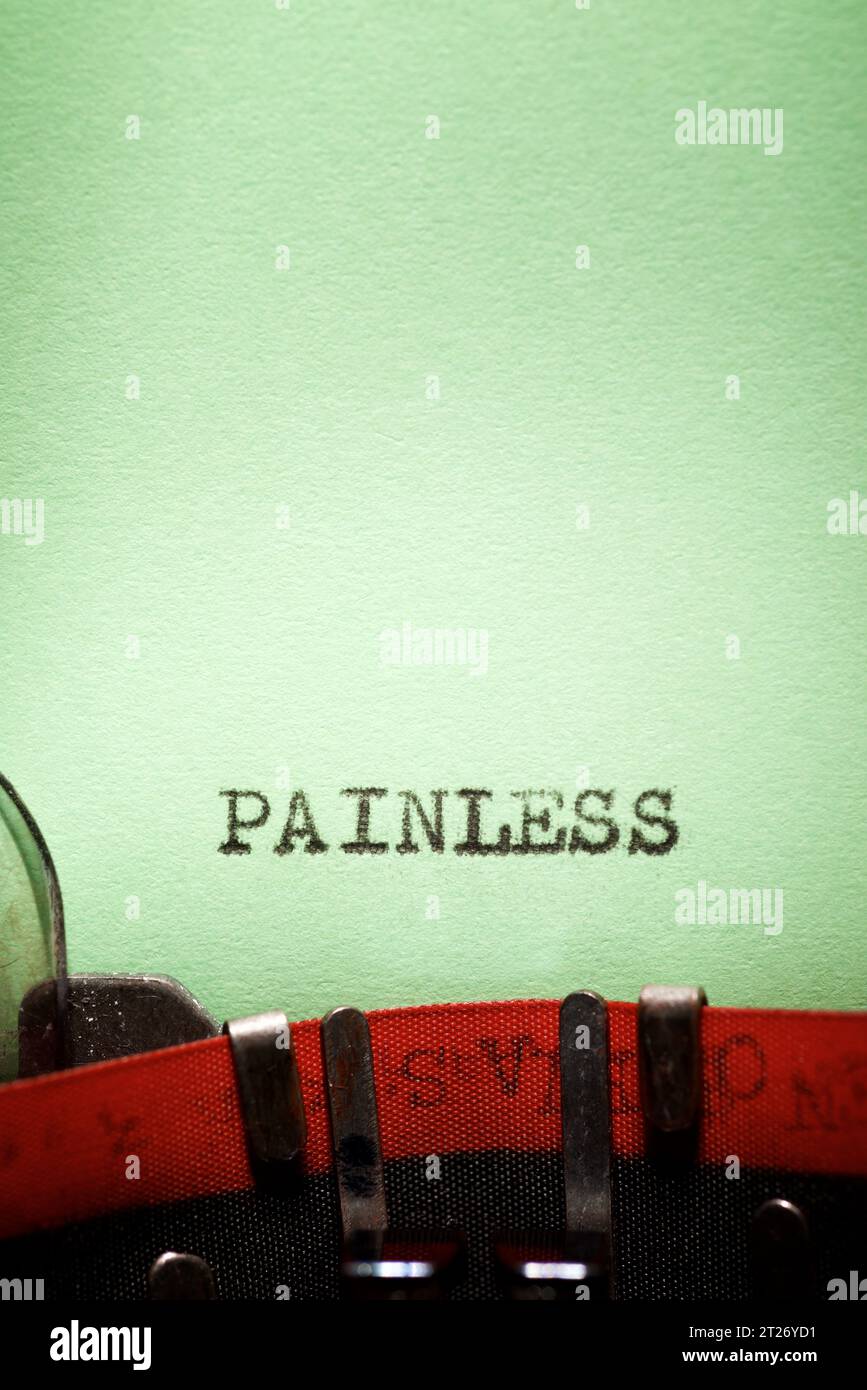 Painless hi-res stock photography and images - Alamy