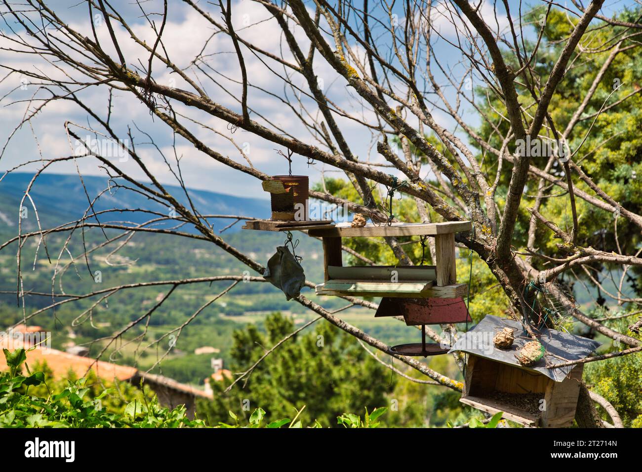 birdshouses of bonnieux Stock Photo - Alamy