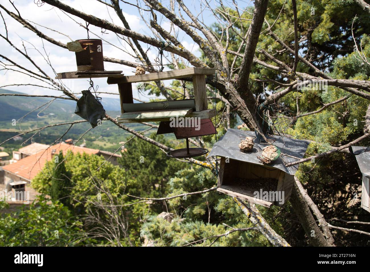 birdshouses of bonnieux Stock Photo - Alamy