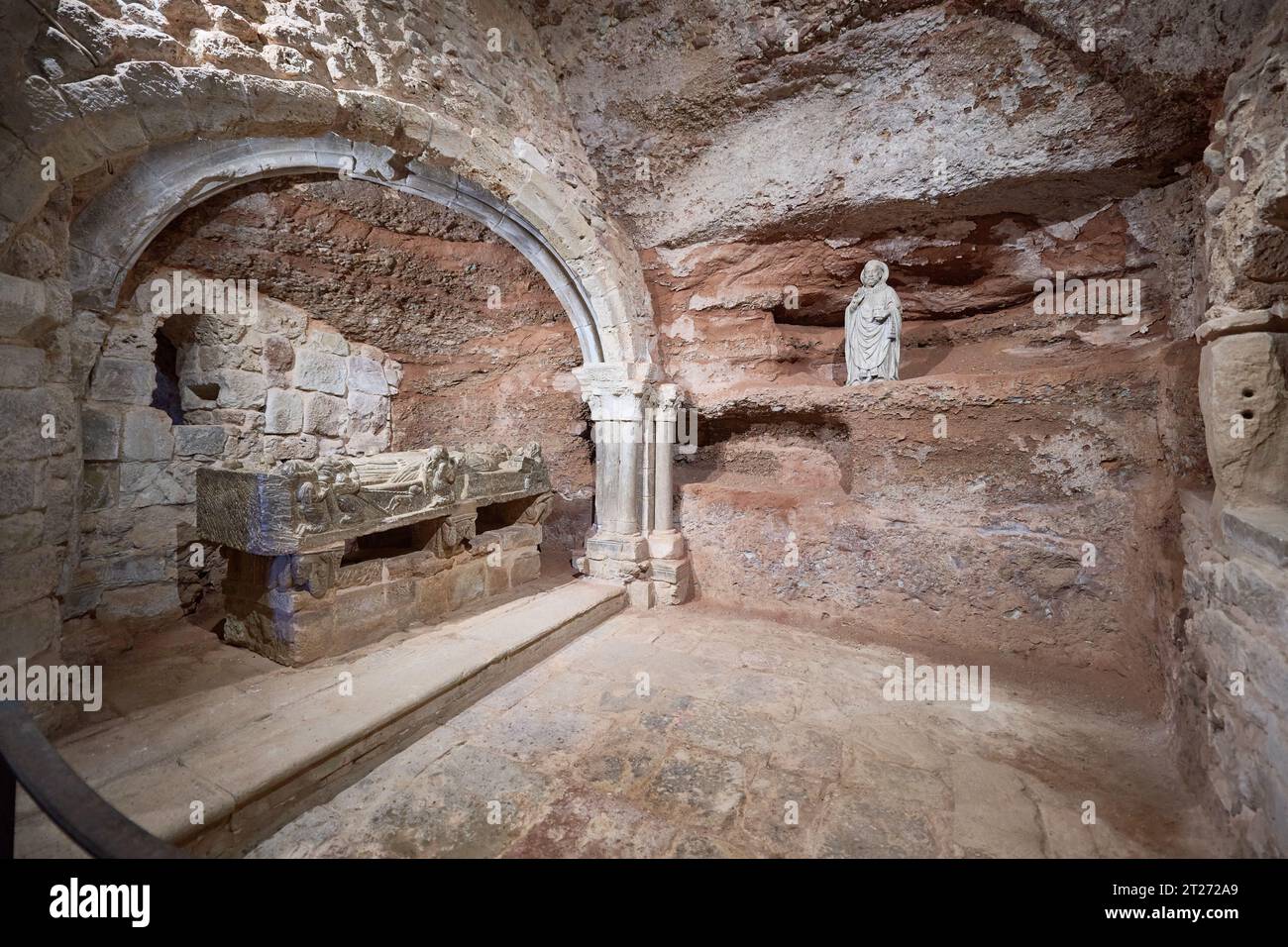 Cenotafio of San Míllan, Monastery of Suso at San Millan de la Cogolla ...