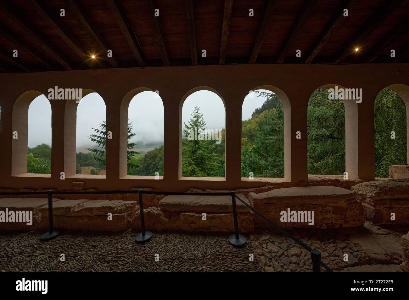 Tombs in the Interior of the Monastery of Suso at San Millan de la ...