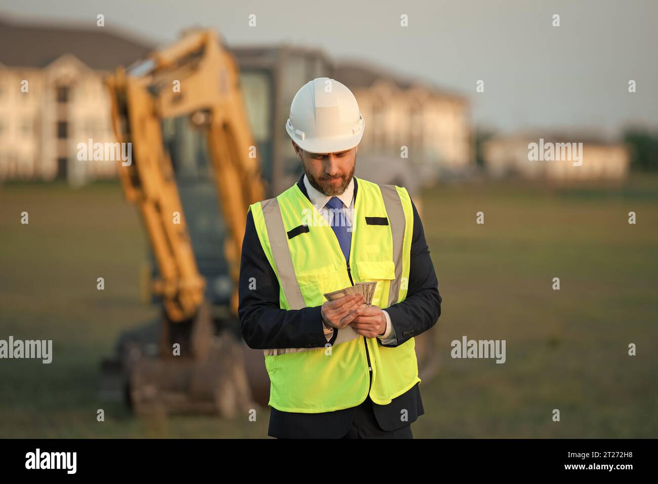 inspector man with money budget outdoor. inspector man with money ...