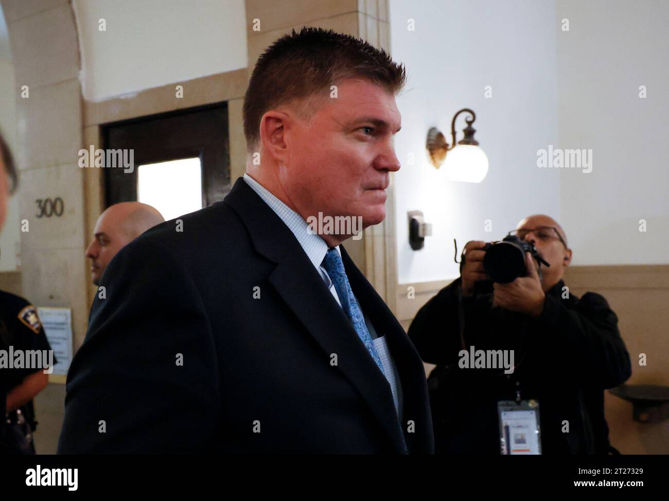 New York, United States. 17th Oct, 2023. Doug Larson, a former ...