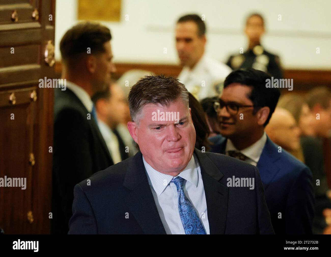 New York, United States. 17th Oct, 2023. Doug Larson, a former ...