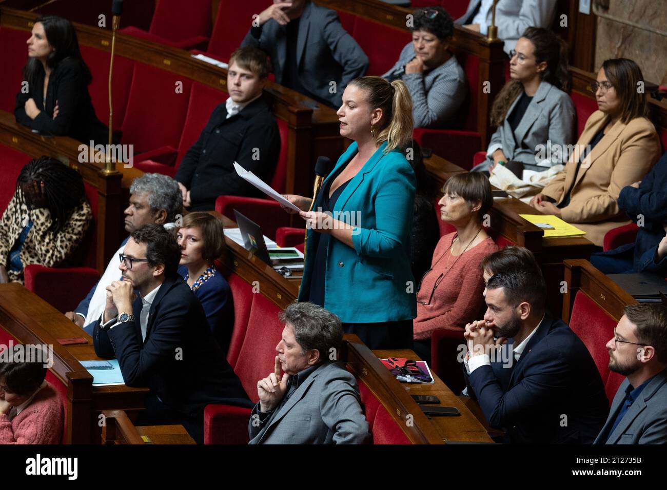 Paris, France. 17th Oct, 2023. French deputy and president of La France ...