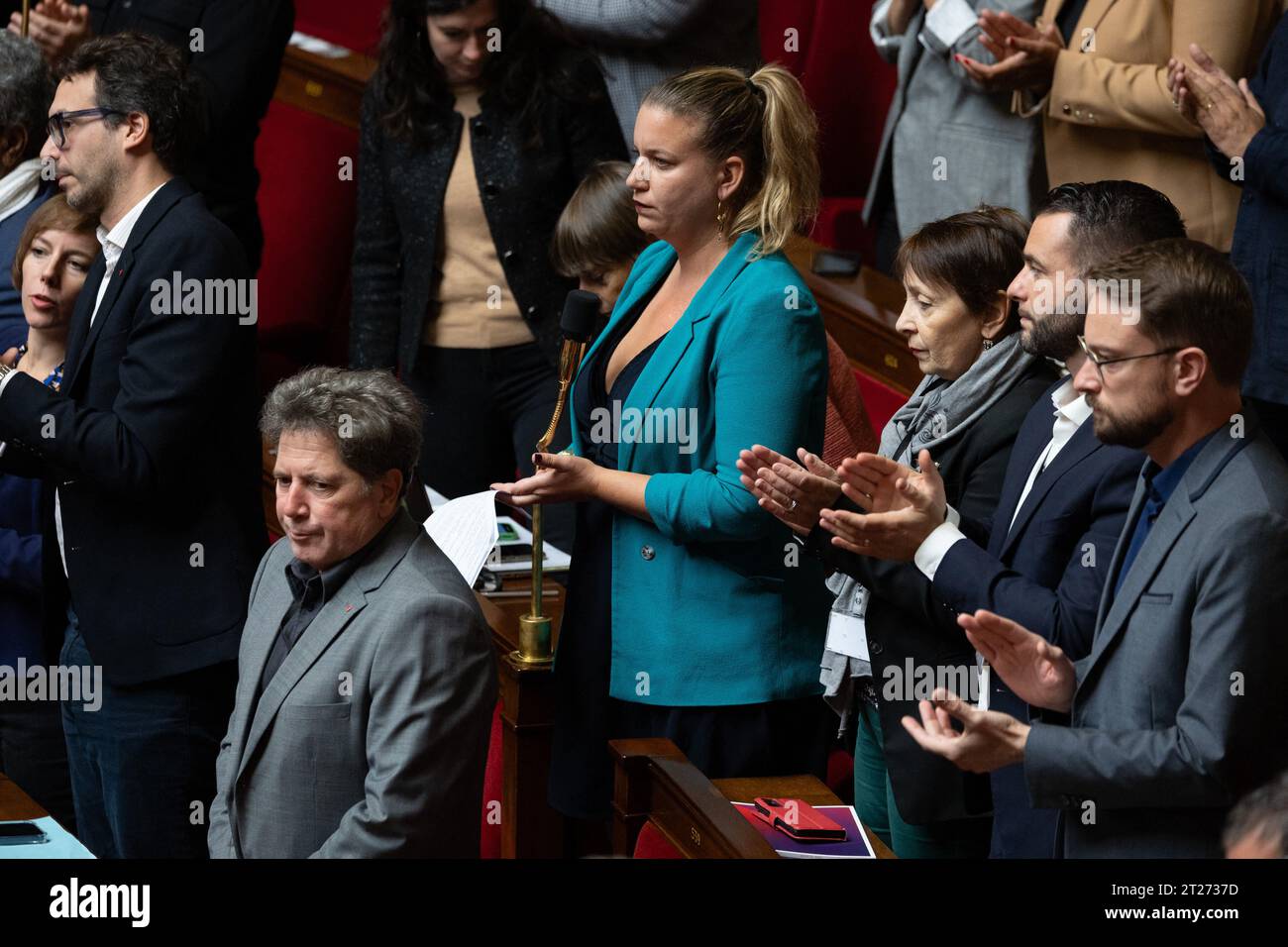 Paris, France. 17th Oct, 2023. French deputy and president of La France ...