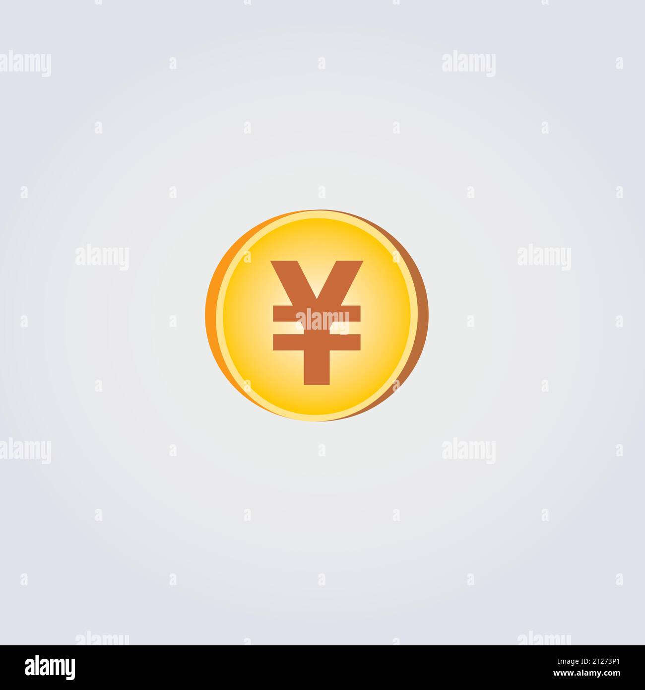 Currency Icon Yen Logo Button Illustration Vector Design Stock Vector ...