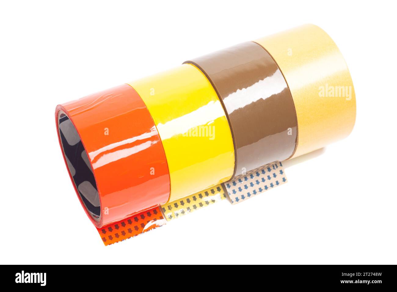 colorful rolls of duct tape isolated Stock Photo - Alamy
