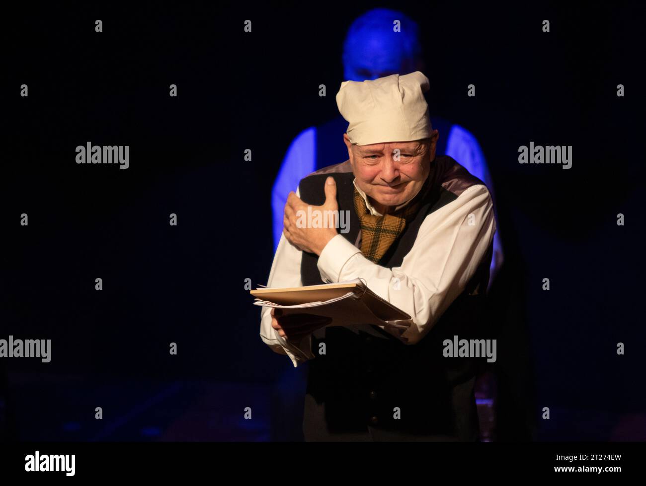 In the Bungay Theatre Suffolk at a costumed script reading of Charles ...