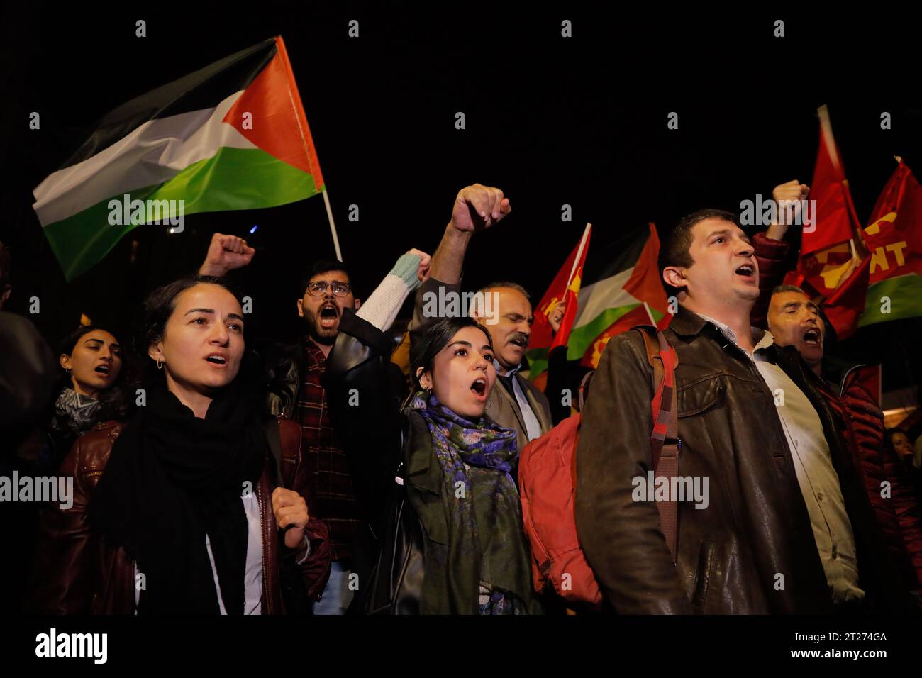 Istanbul, Istanbul, Turkey. 17th Oct, 2023. The Turkish Communist Party ...