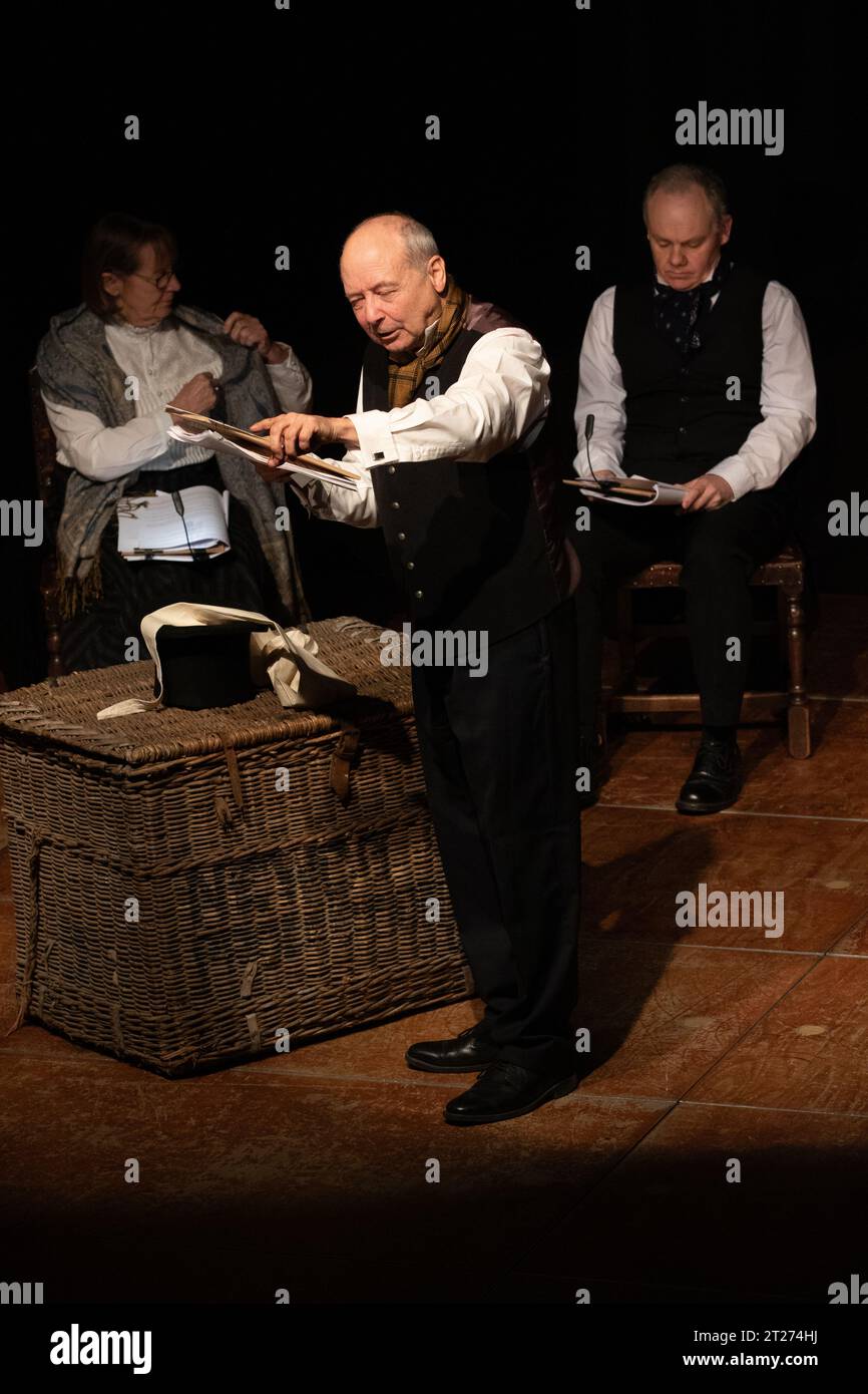A performance of Charles Dickens' Christmas Carol at the Fisher Theatre ...