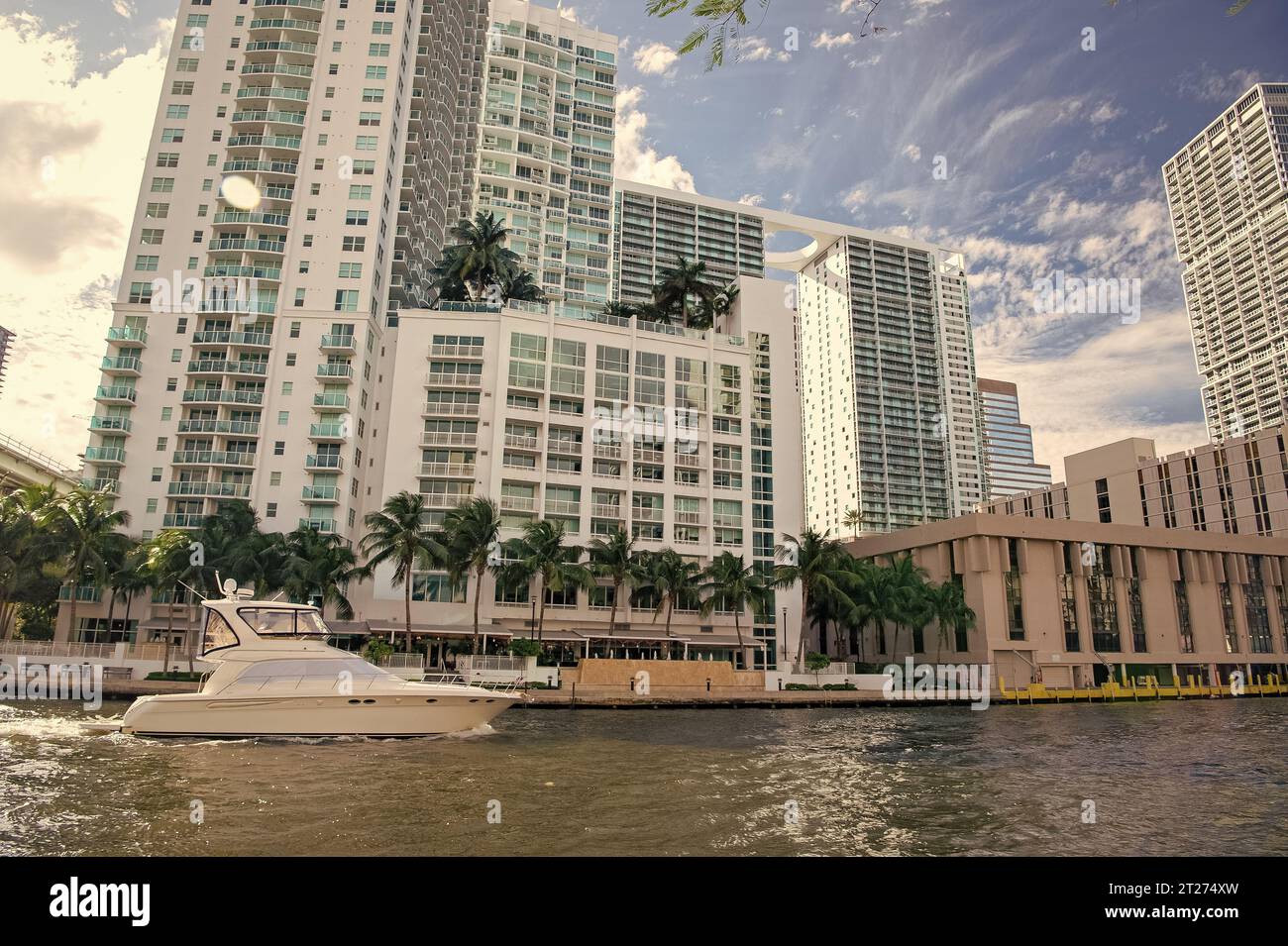 miami metropolis with skyscraper architecture outside. metropolis with ...