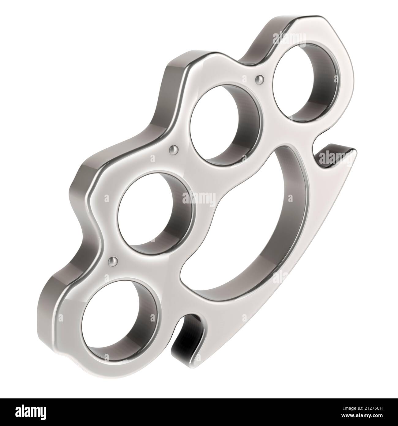 Brass Knuckles, knuckles. 3D rendering isolated on white background ...
