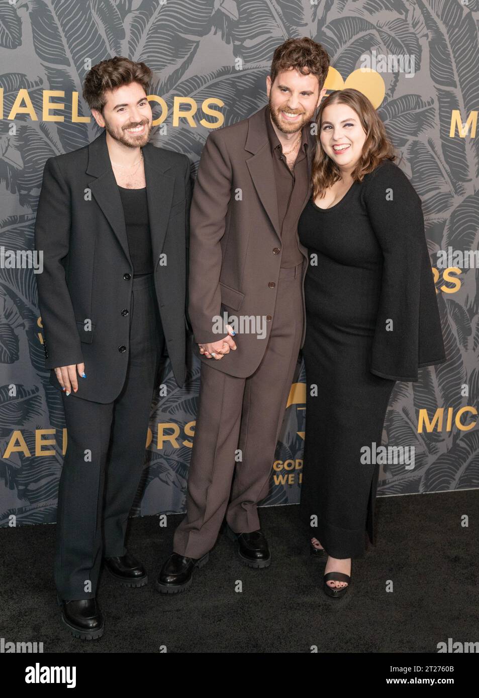 Noah Galvin, Ben Platt and Beanie Feldstein attend the 2023 God's Love ...