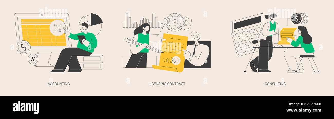 Professional help abstract concept vector illustrations Stock Vector ...